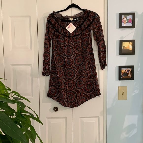 Ganji | Dresses | Nwtbohooff The Shoulder Dress | Poshmark